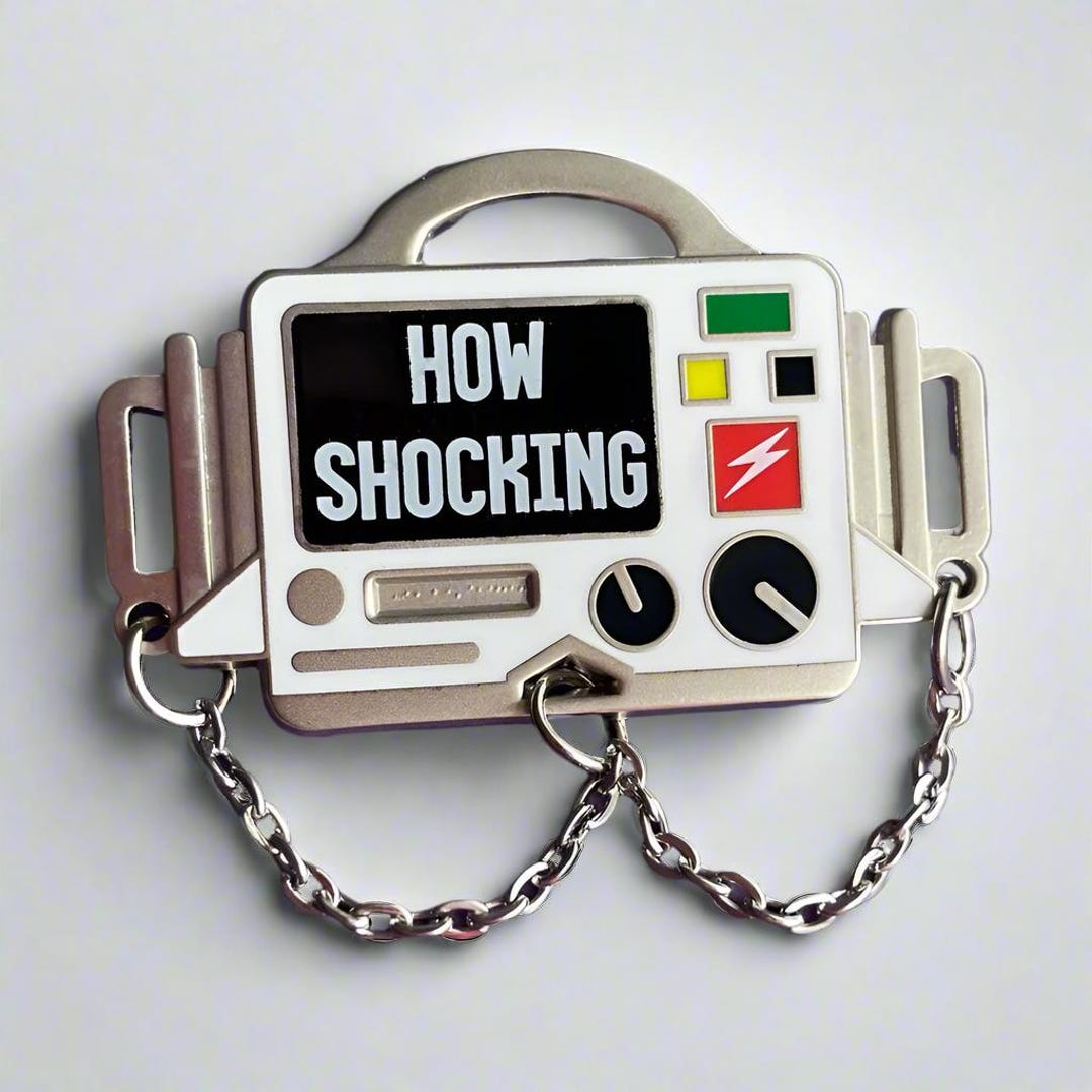 How Shocking Pin - Etsy