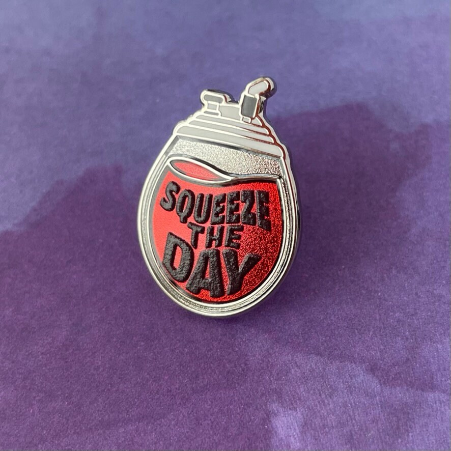 Squeeze the Day Pin - Etsy