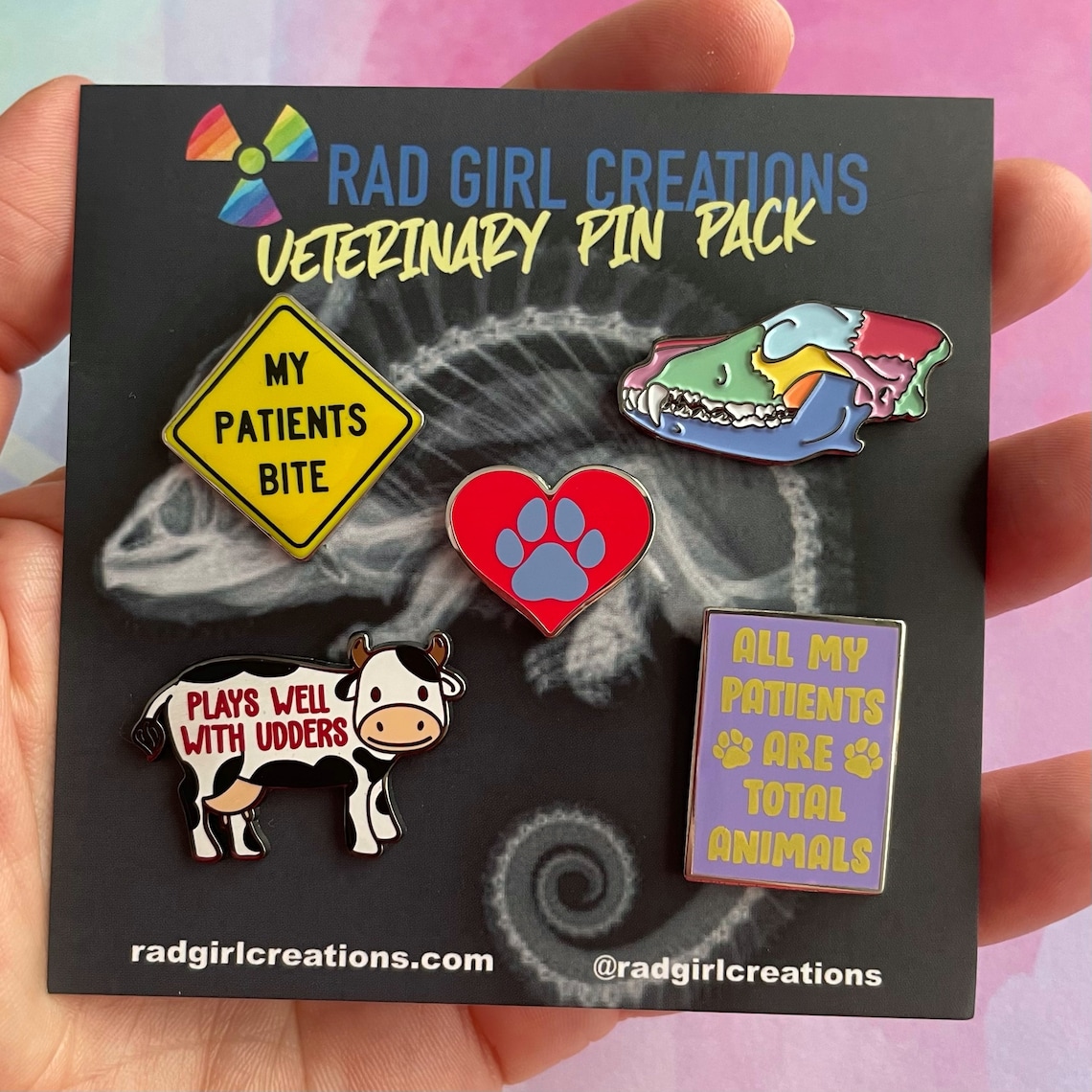 Veterinary Enamel Pin Pack- Medical Gift - Gift for Doctor - Gift for ...