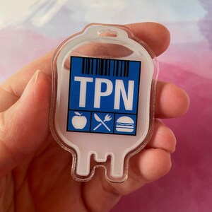 TPN IV Bag Liquid Filled Swappable Badge Reel Design TOP - Etsy