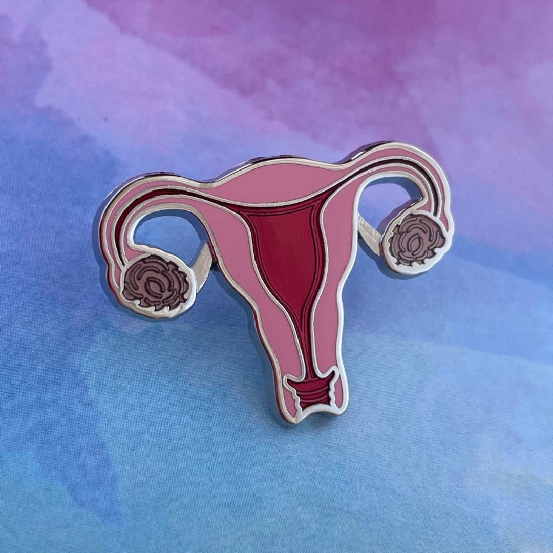 Uterus Anatomy Pin - Etsy