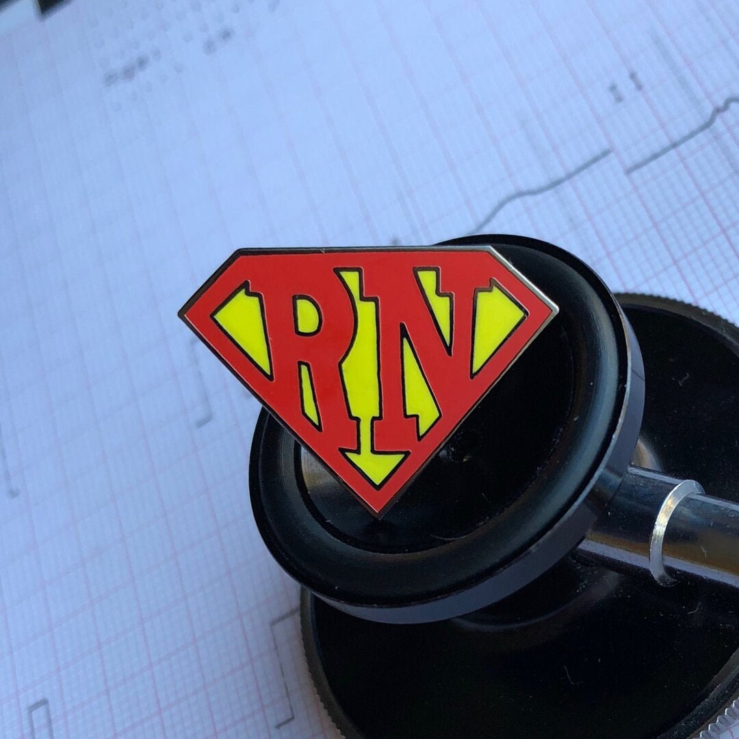 Super RN Enamel Pin- Medical Gift - Gift for Doctor - Gift for Nurse ...