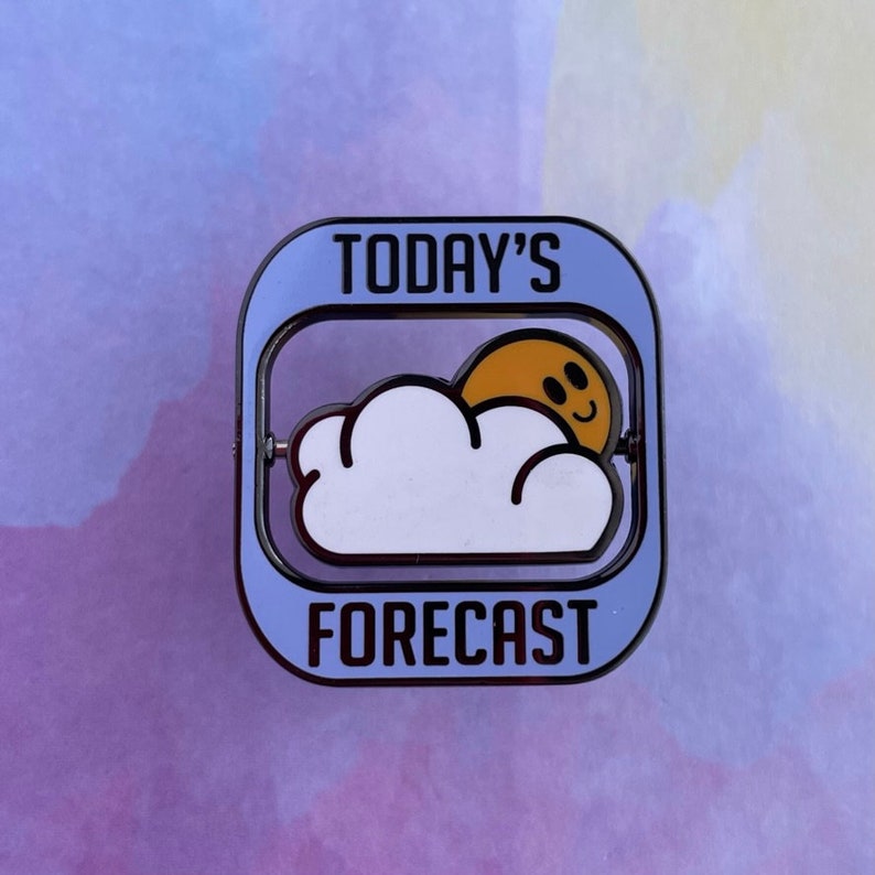 Black Cloud Spinning Pin Medical Gift Doctor Nurse Enamel - Etsy