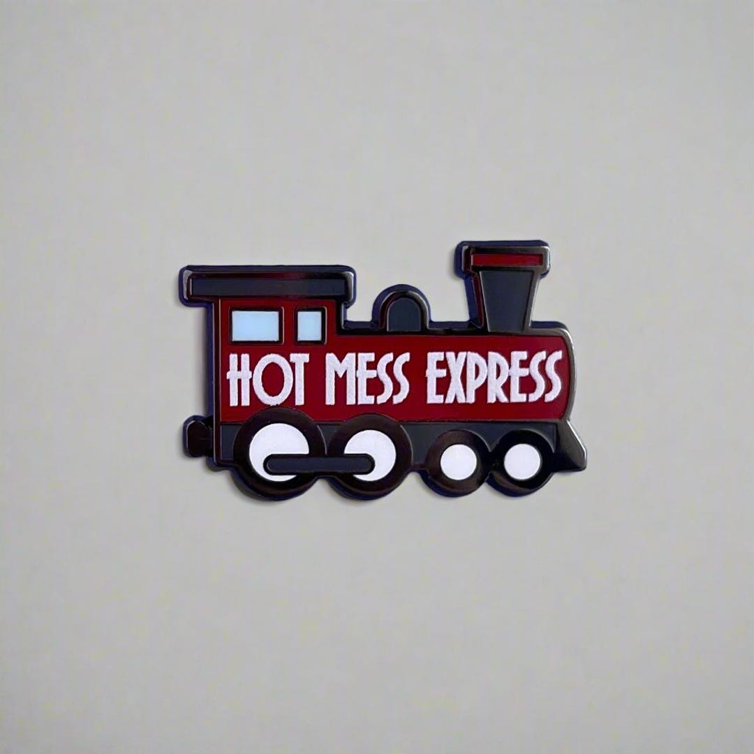 Hot Mess Express Pin- Medical Gift - Doctor Nurse - Enamel Pin Medical ...