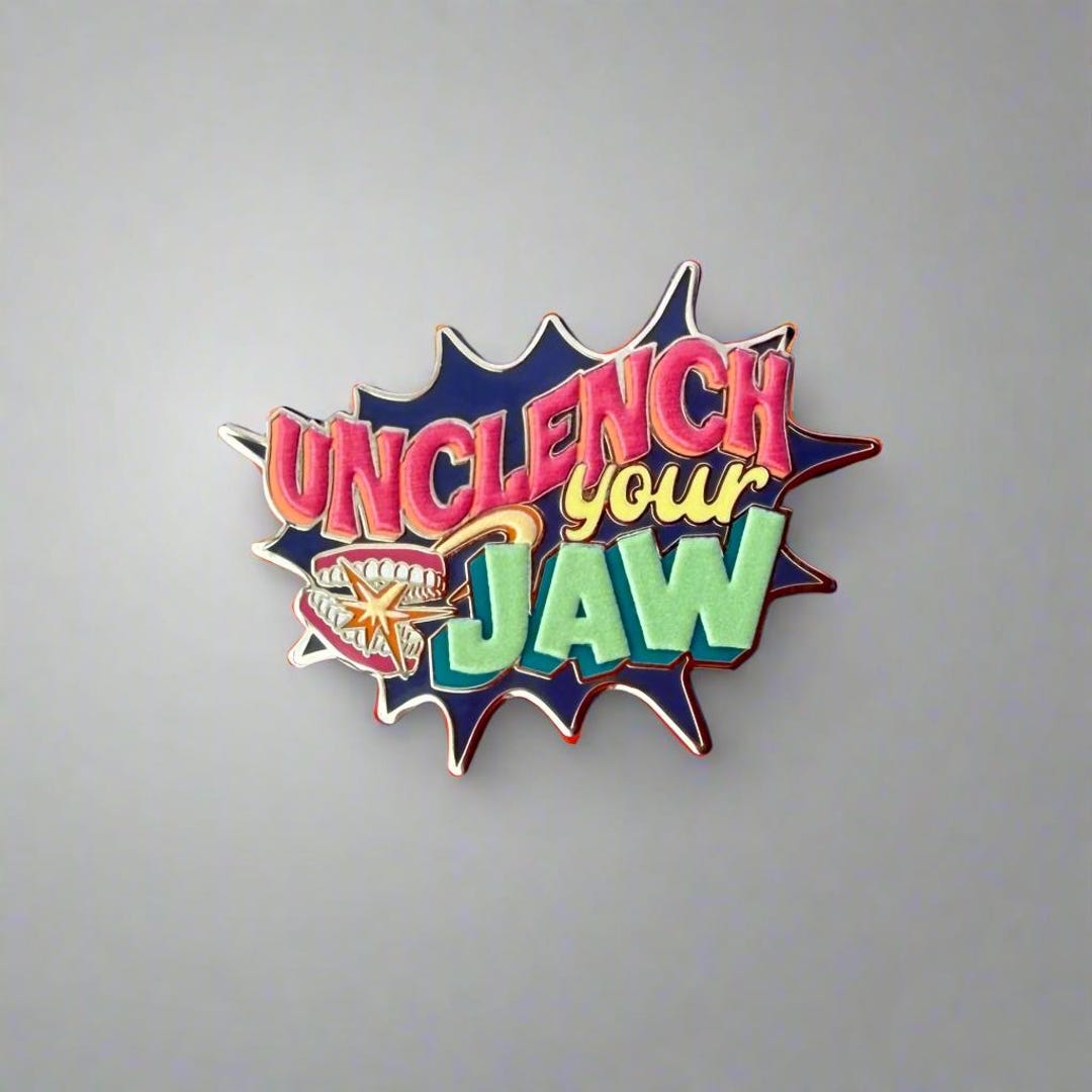 Unclench Your Jaw Pin - Etsy