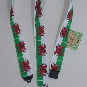 Lanyard Welsh Flag Wales Ensign Ribbon Key ID Badge Holder | Etsy UK