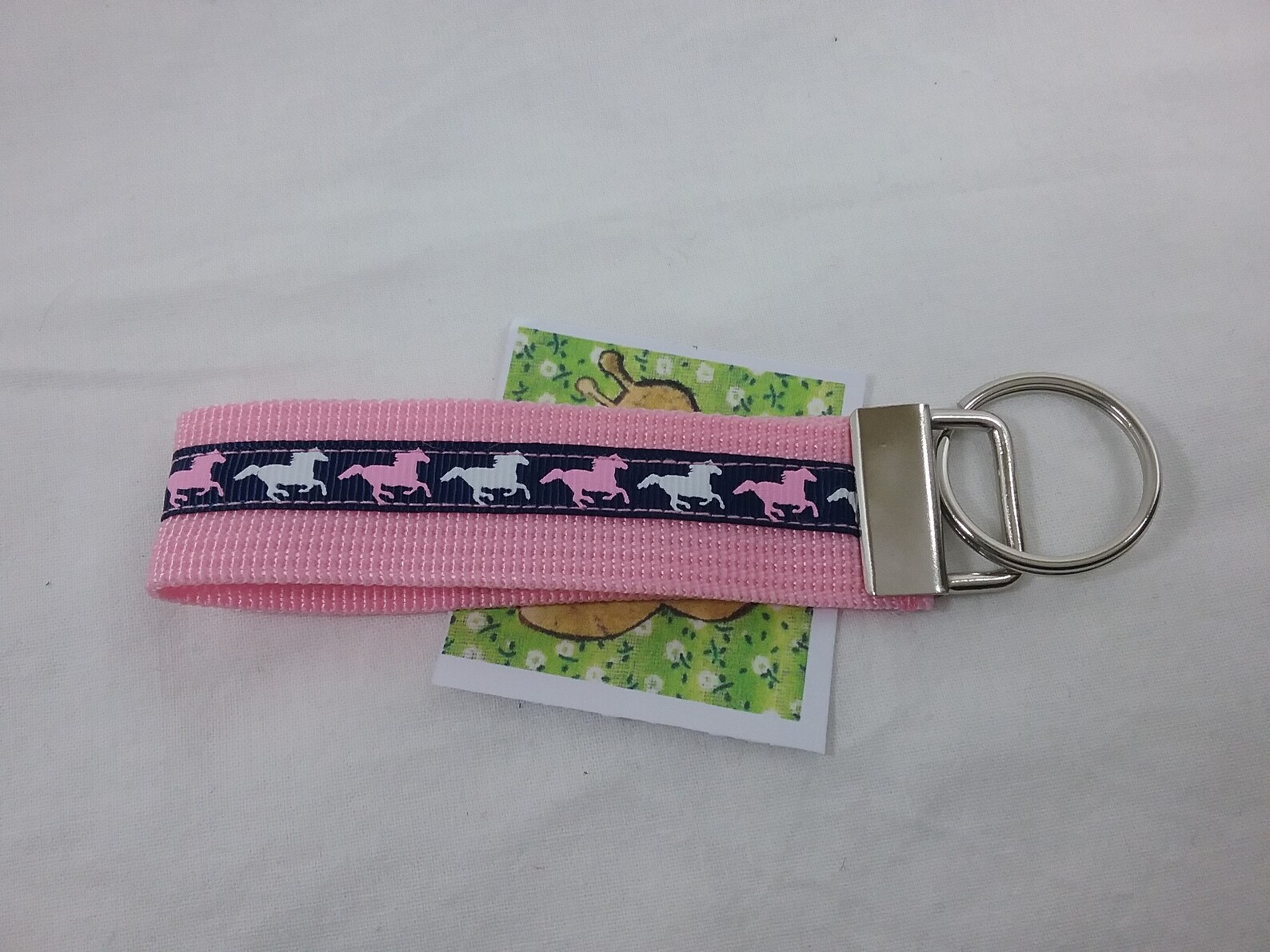 Pony / Horse Handmade Key Fobs You Choose Pattern Ribbon on - Etsy