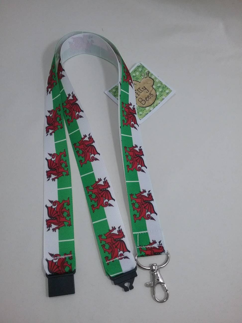 Lanyard Welsh Flag Wales Ensign Ribbon Key ID Badge Holder - Etsy UK