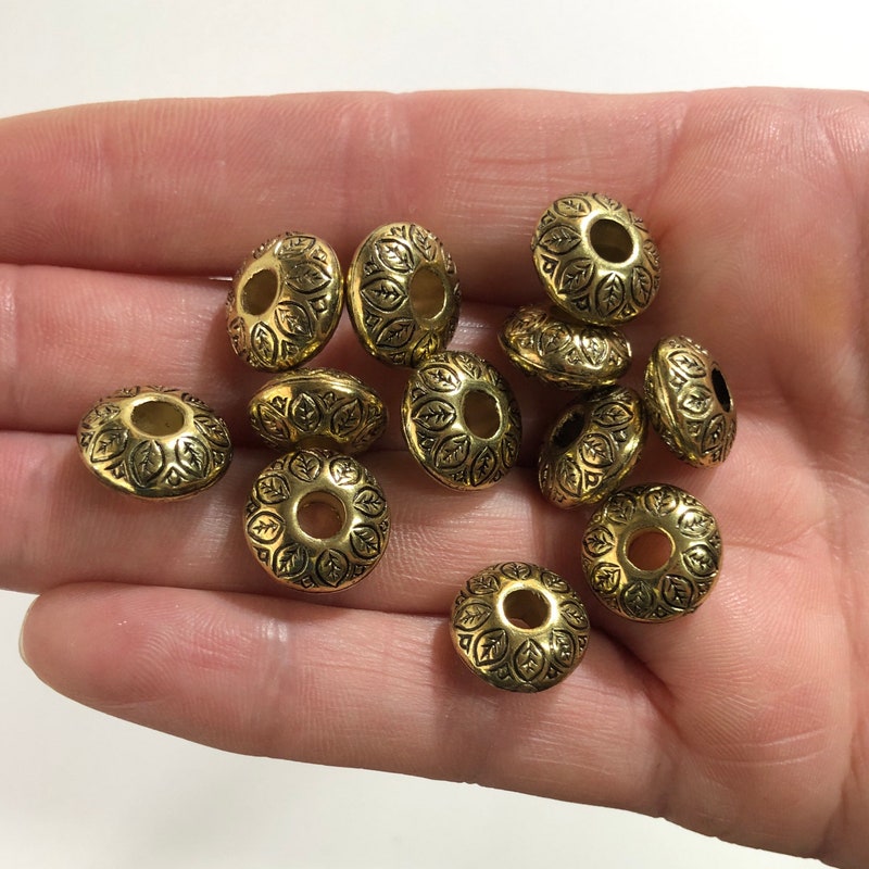 Large Metal Beads - Etsy