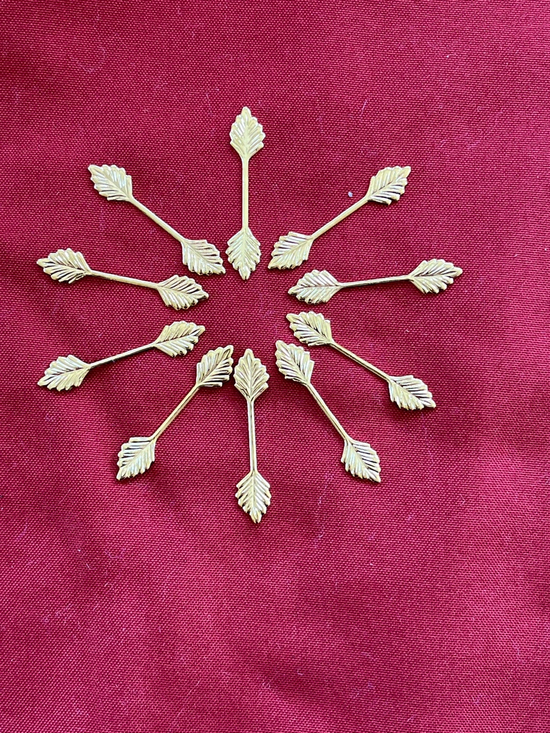 Leaf Bail, Foldover, 10-20pcs, GLP Brass, Bond-on 29x6mm, 14mm | Leaf ...