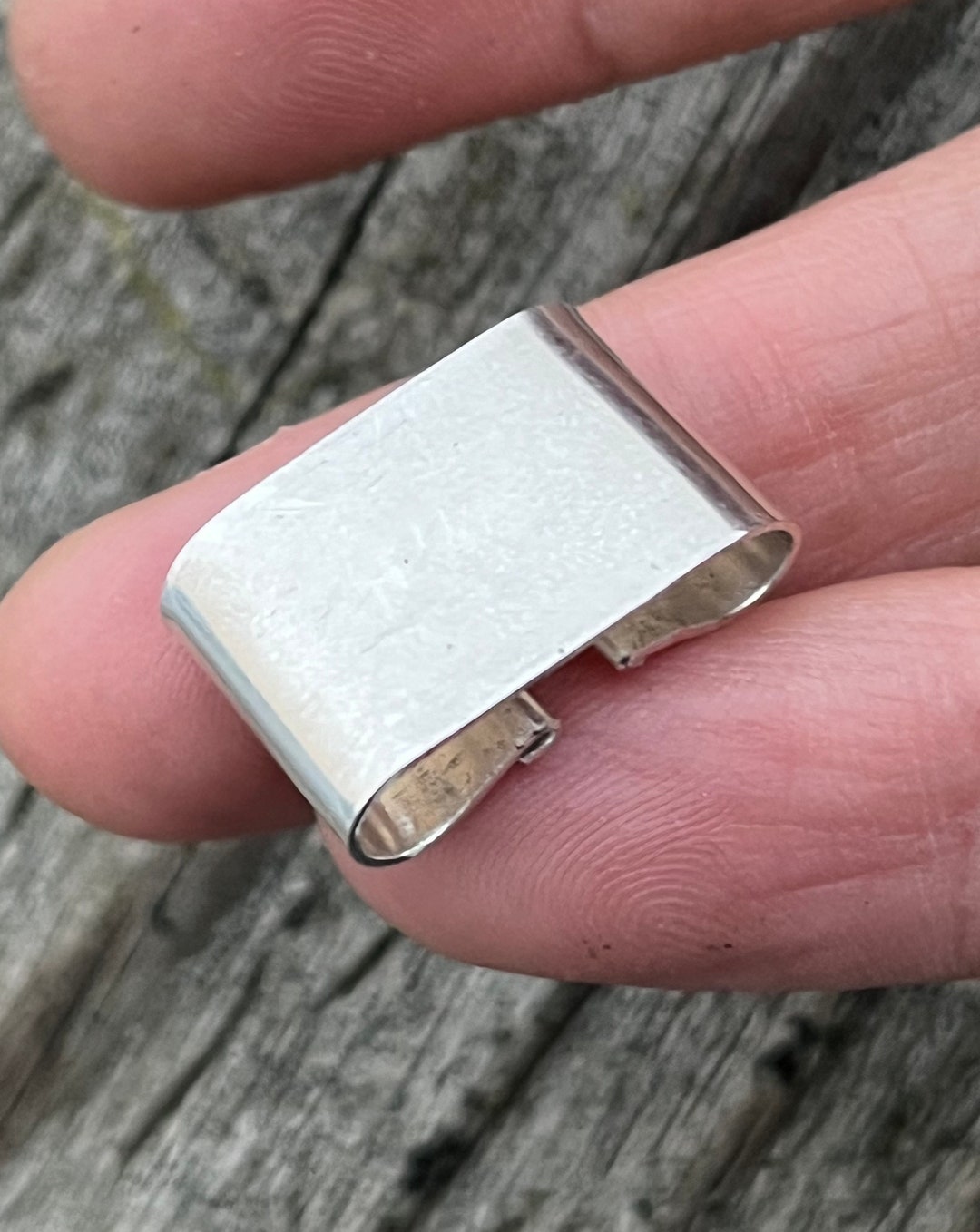 Bolo Tie Slide Mounts Sterling Silver DIY Bolo Tie Setting - Etsy