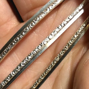 Bezel Wire With Step, Sterling Silver, Fancy Domed Wire, Dead-soft ...