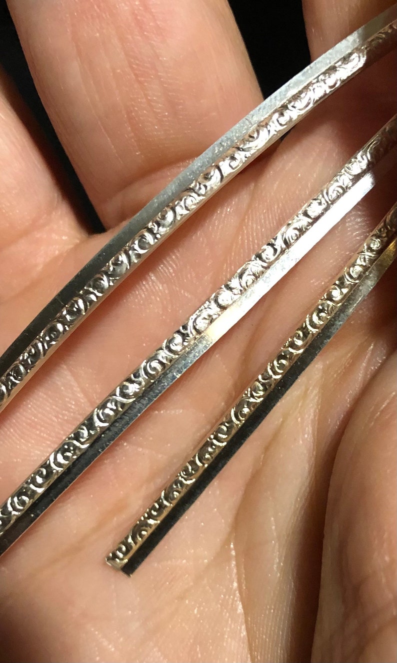 Bezel Wire With Step, Sterling Silver, Fancy Domed Wire, Dead-soft ...