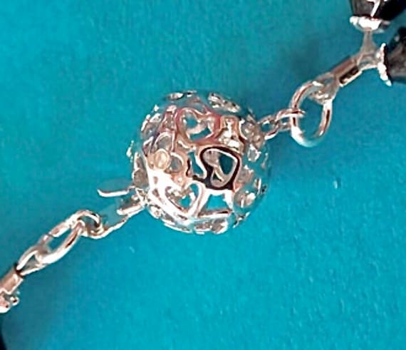 Round Rhodium PL Tab Clasps Heart Design Safety Clasp / - Etsy