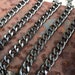 10mm Gunmetal Oval Link Chain by the Foot / Chunky Gunmetal Chain ...