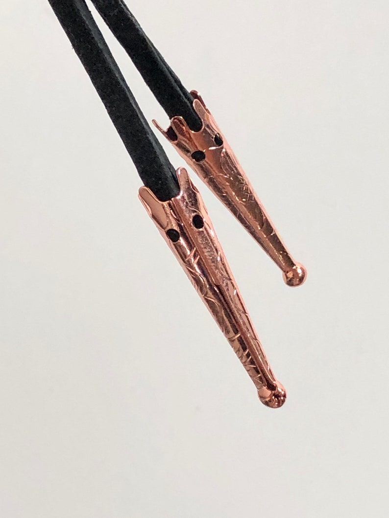 Bolo Tips Gold Silver Copper 33x7mm Plated Steel Tips - Etsy