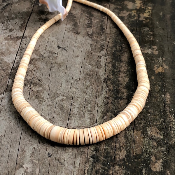 Shell Heishi Beads - Etsy