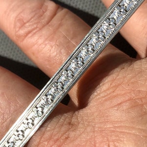 Bezel Wire, Silver, Sterling or 999 Fine, Flat, Domed, Embossed, Ornate ...