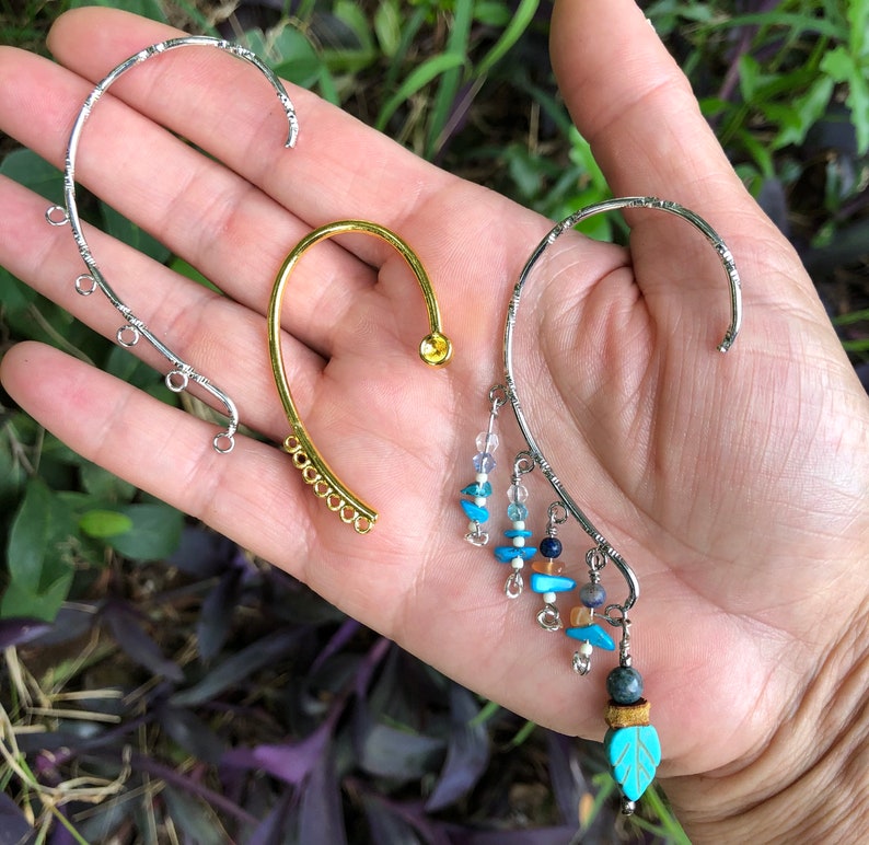 Ear Cuffs Multi-strand Silver or Gold PL / DIY Earcuff - Etsy