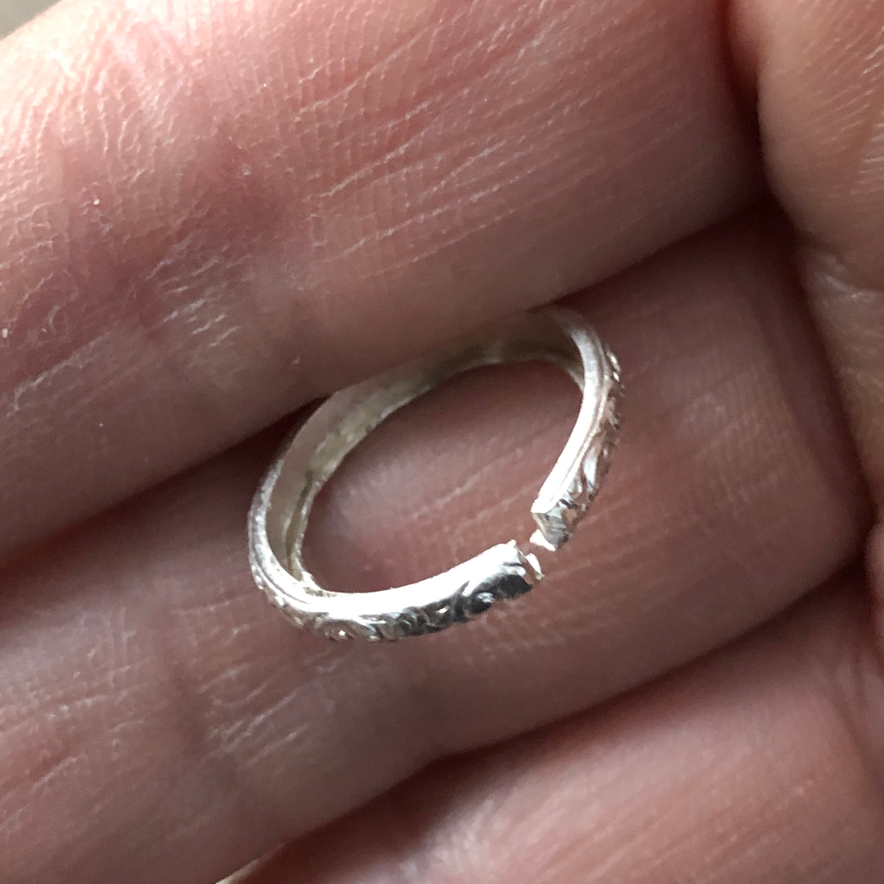 Bezel Wire With Step, Sterling Silver, Fancy Domed Wire, Dead-soft ...