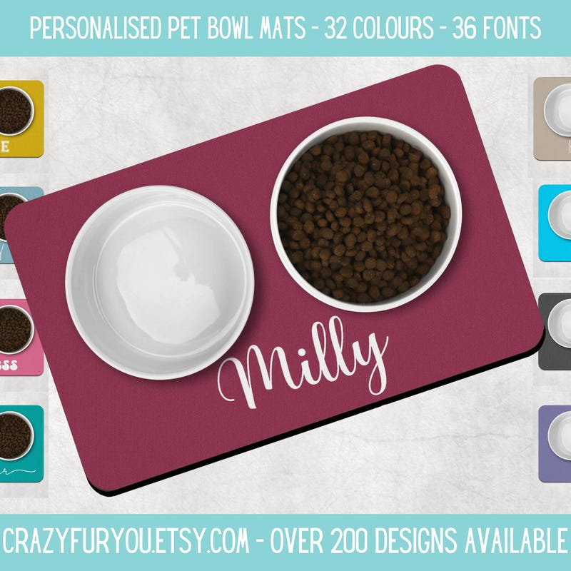 Customized Cat Mats - Etsy UK