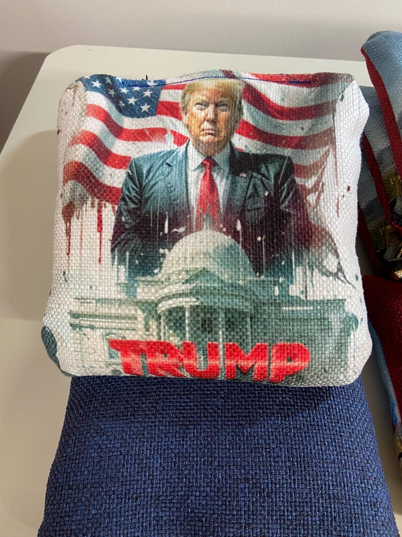 Trump Cornhole Pro Bags Set of 8 Stick N Slide - Etsy