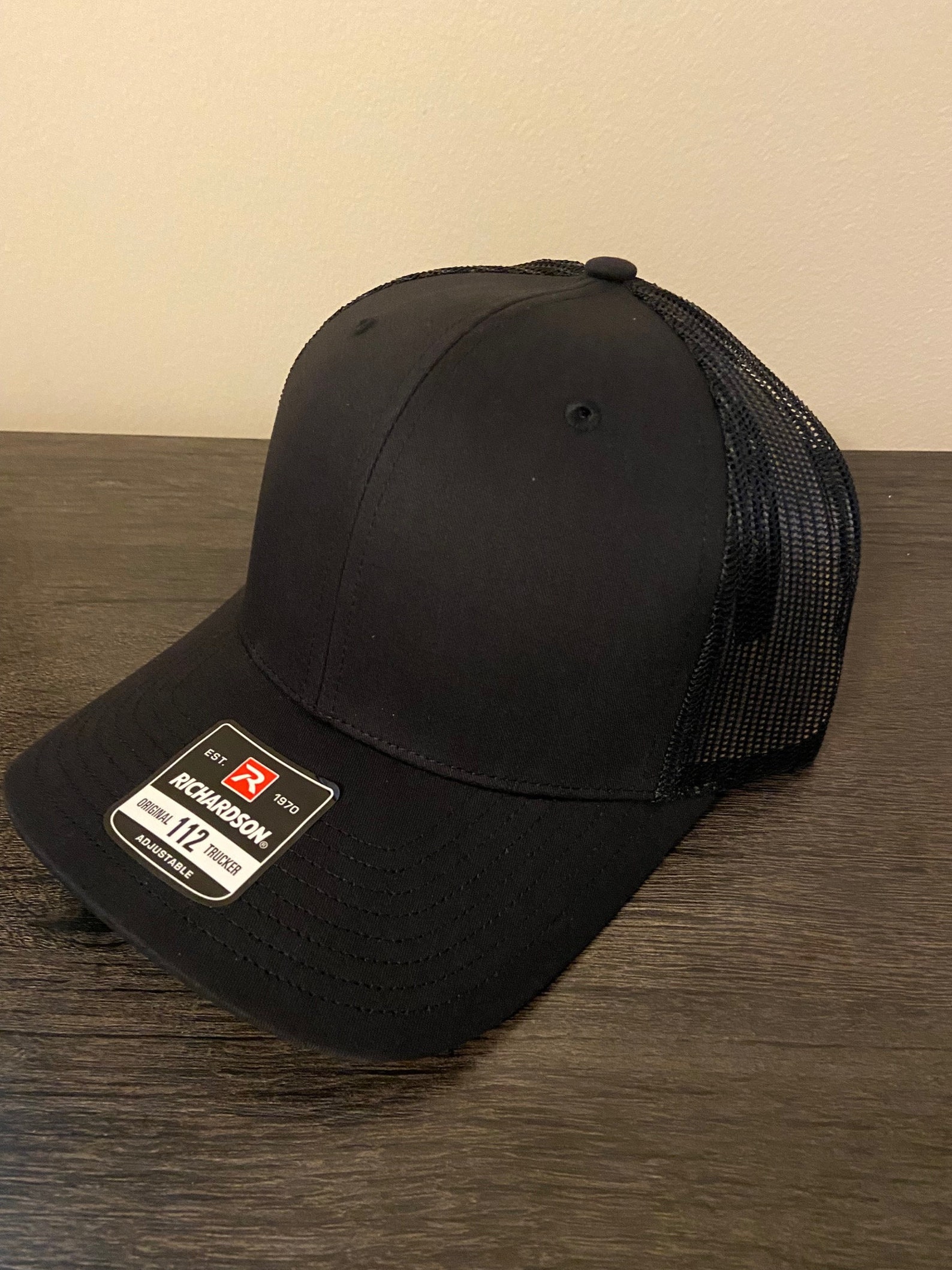 Blue Collar Dollars Leather Patch Trucker Hat - Etsy