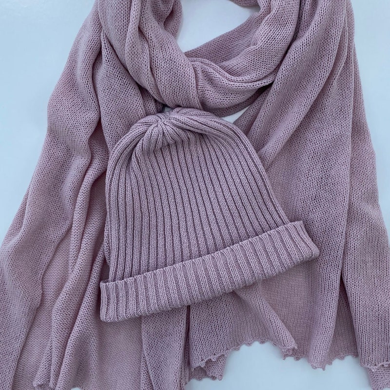 Winter Hat and Scarf Set - Etsy