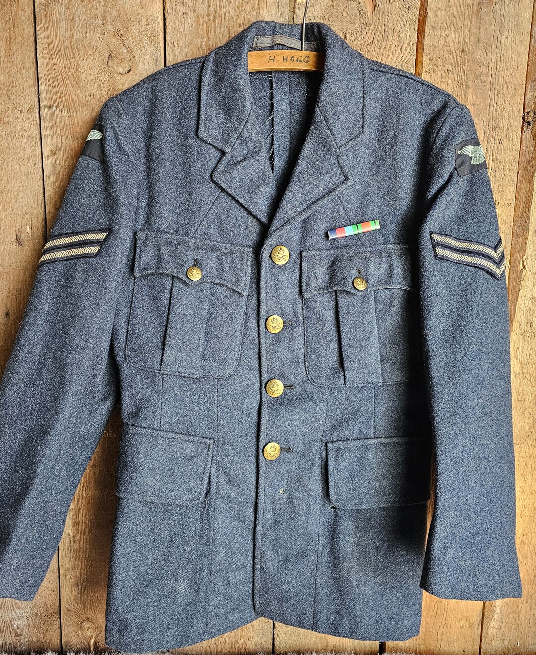 Authentic WWII Air Force RCAF Military Uniform Jacket Tunic 1941 ...