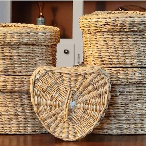 Wicker Heart - Etsy