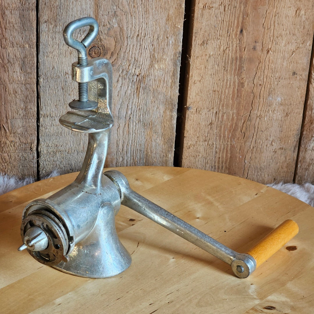 Vintage Cast Iron Meat Mincer, Made in England, Kitchen Decor - Etsy