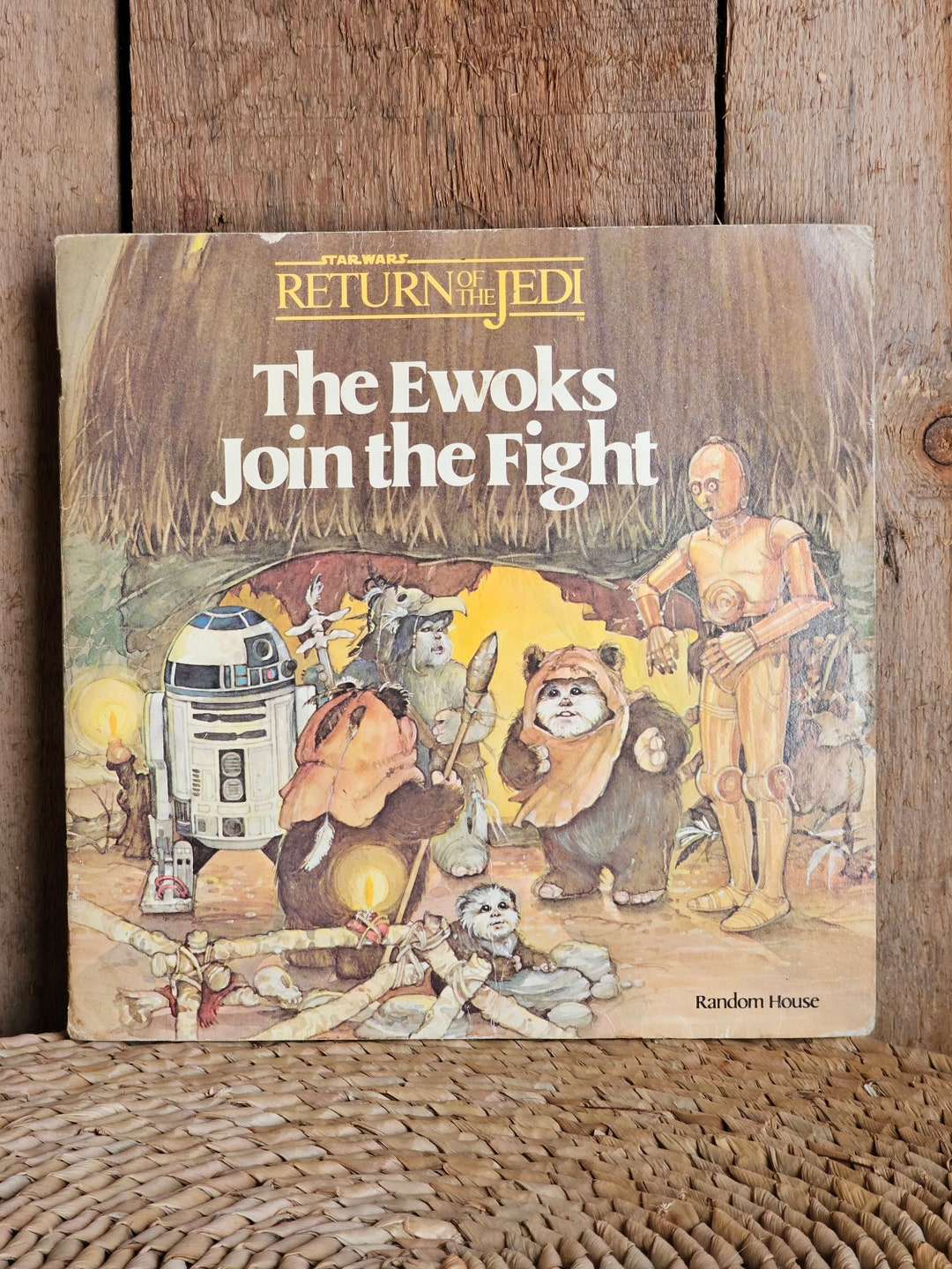 Vintage Star Wars Return of the Jedi Book the Ewoks Join the Fight 1983 ...