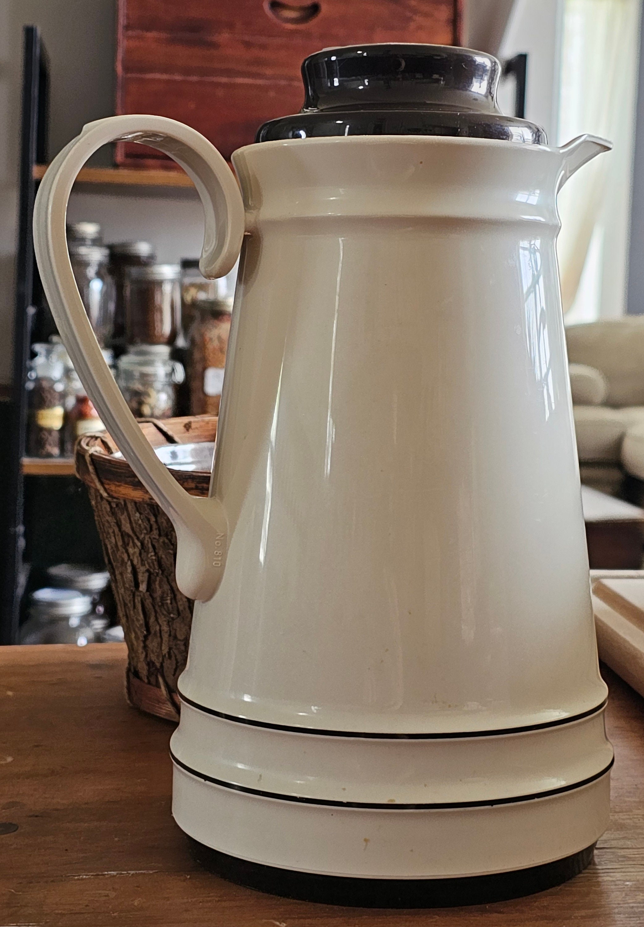 Retro Insulated Thermos sheree Coffee Carafe, Vintage 80's Coffee Pot ...
