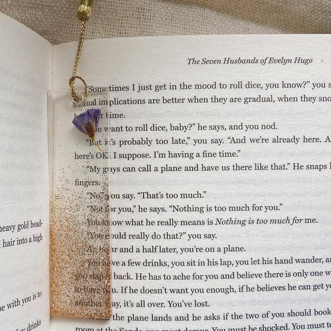 Epoxy Raisin Flower Bookmark - Etsy