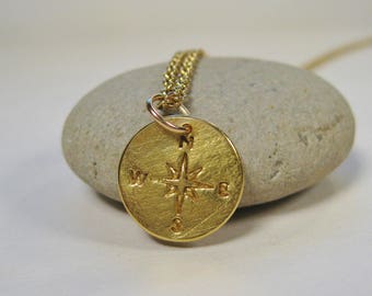 Compass pendant | Etsy