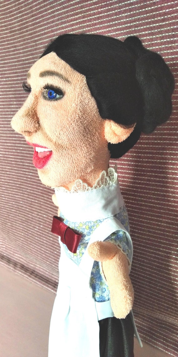 This glove puppet is inspird by Mary Poppins the caring and | Etsy