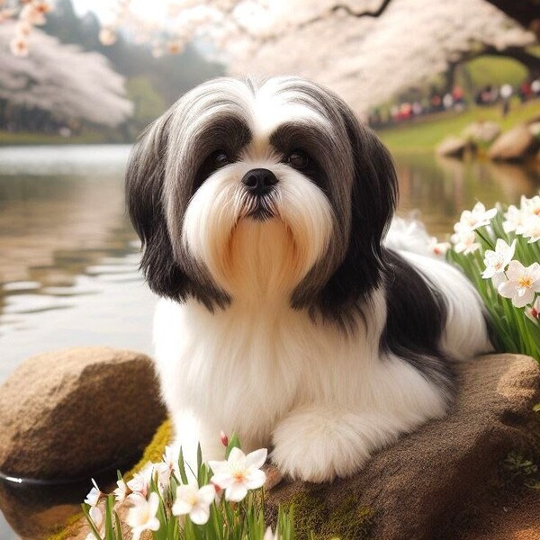 Shih Tzu Garden Flags - Etsy