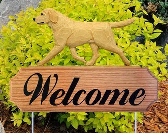 Welcome Labrador Sign - Etsy