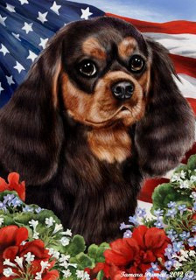Cavalier King Charles Spaniel Garden Flags - Etsy Australia