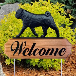 Pug Welcome Stakes - Etsy