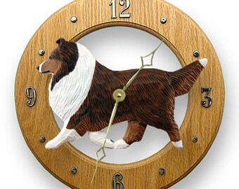 Pug Solid Oak Wall Clocks - Etsy