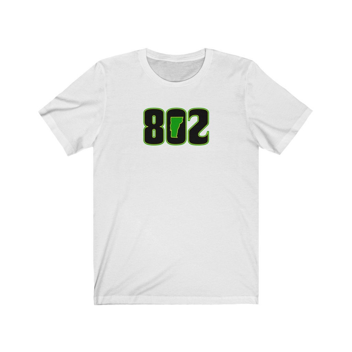 Vermont State Area Code 802 VT Design T-shirt UVM Catamount - Etsy