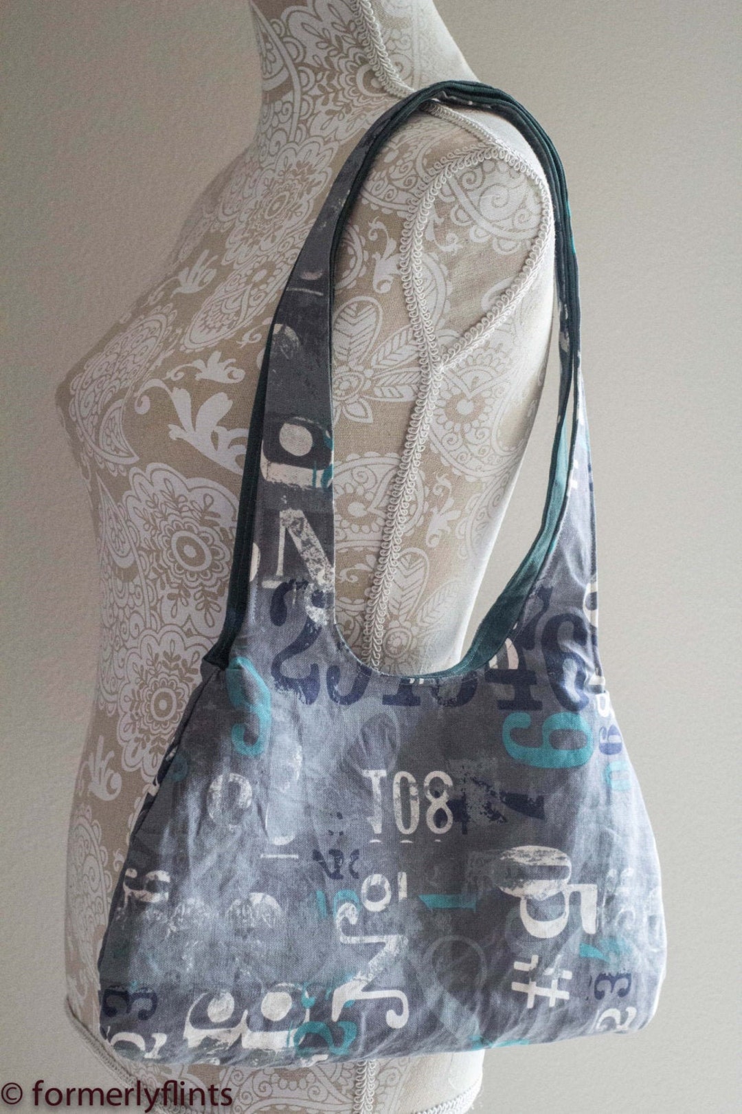 Numbers Reversible Shoulder Bag - Etsy