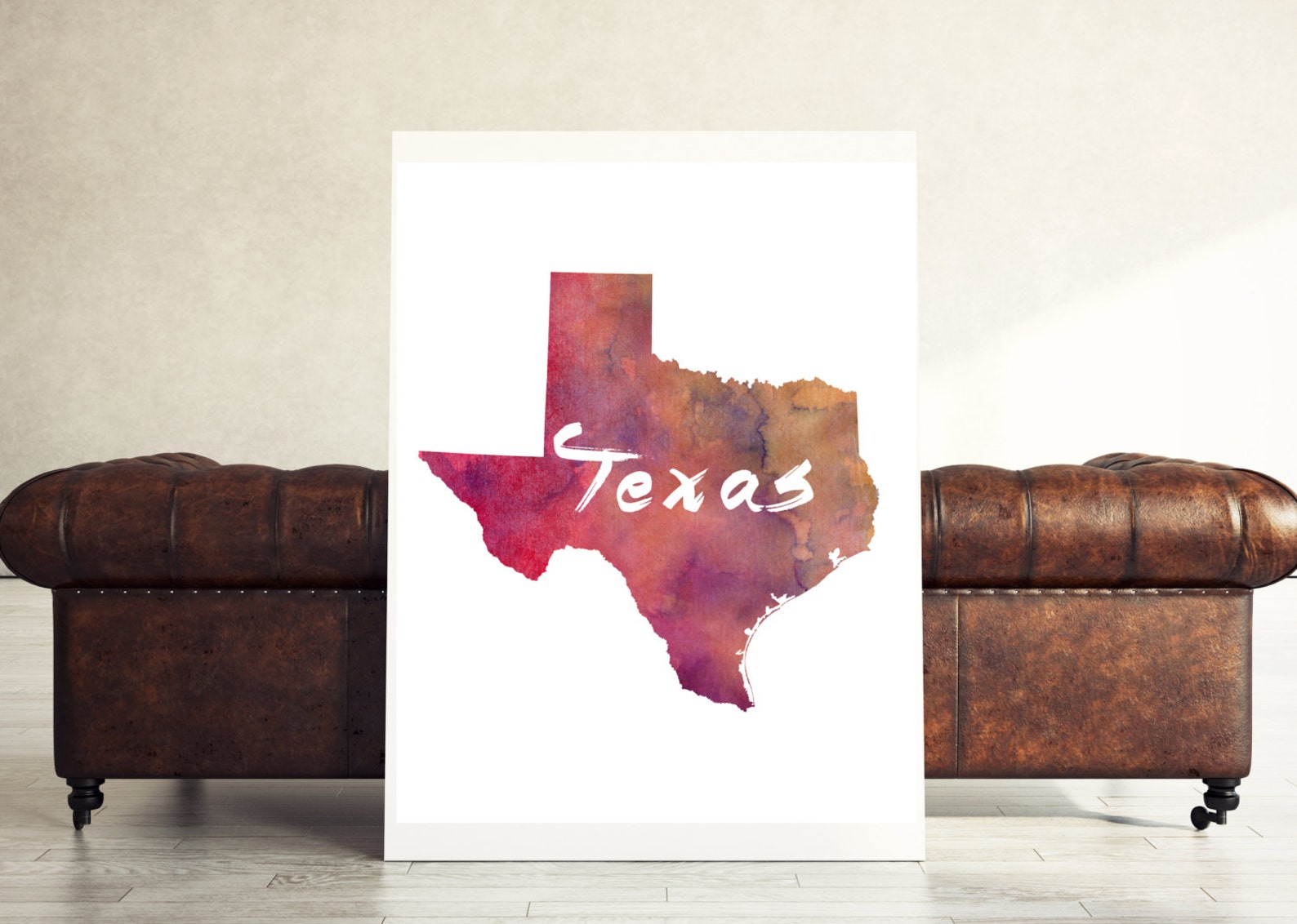Texas Wall Art Personalized Texas Poster Texas State Print - Etsy