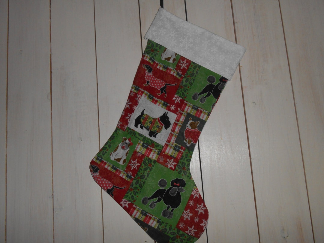 Free Personalization Beautiful, Fully Lined Christmas Stocking With ...