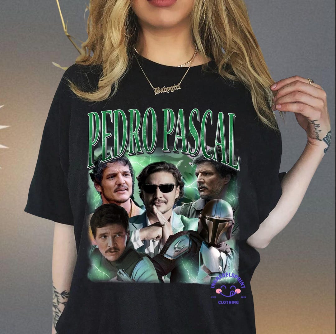 Personalized Vintage 90s Pedro Pascal Shirt, Actor Pedro Pascal Shirt ...