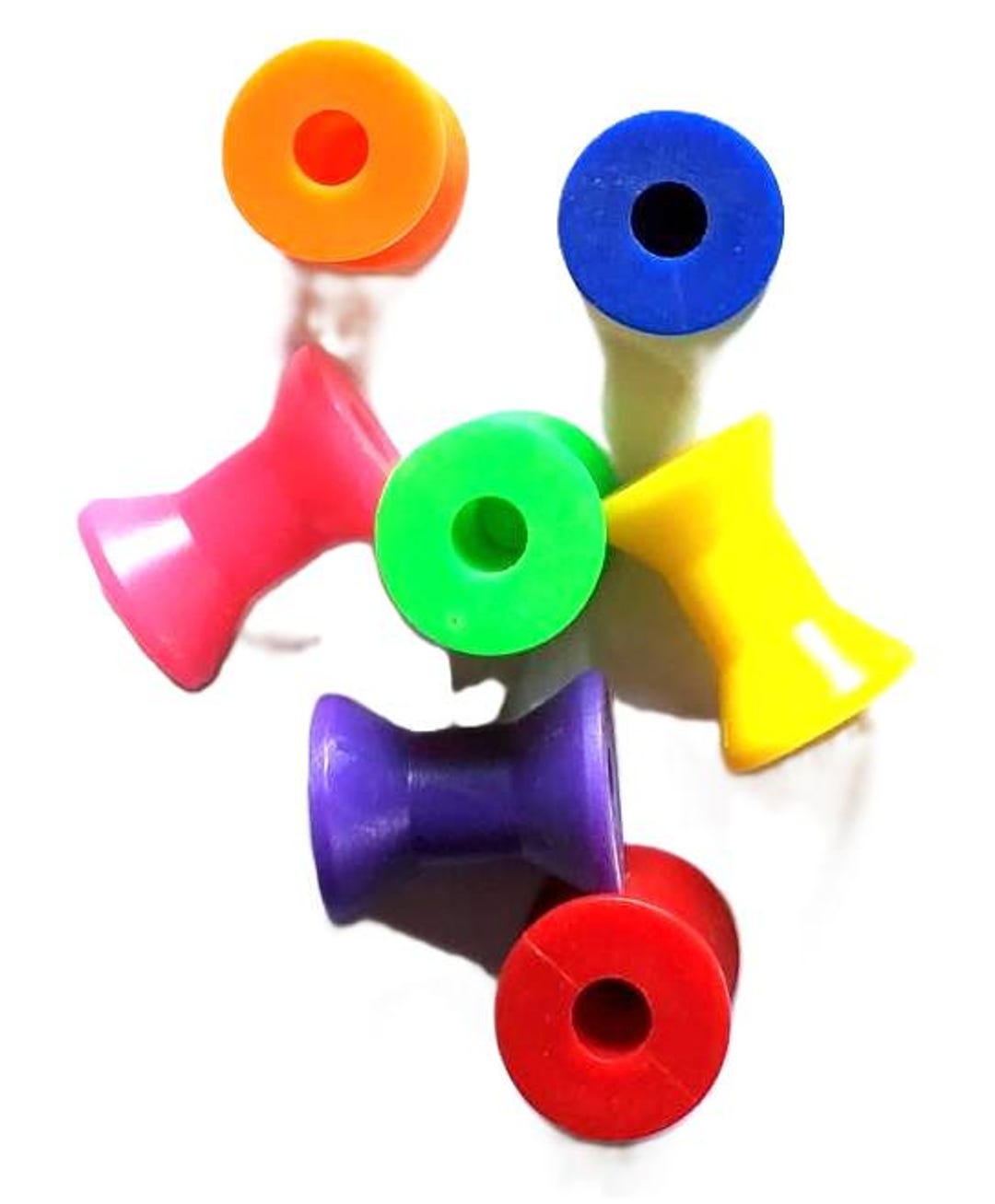 14 Small Marbella Hourglass Spools, Bird Toy, Crafting - Etsy