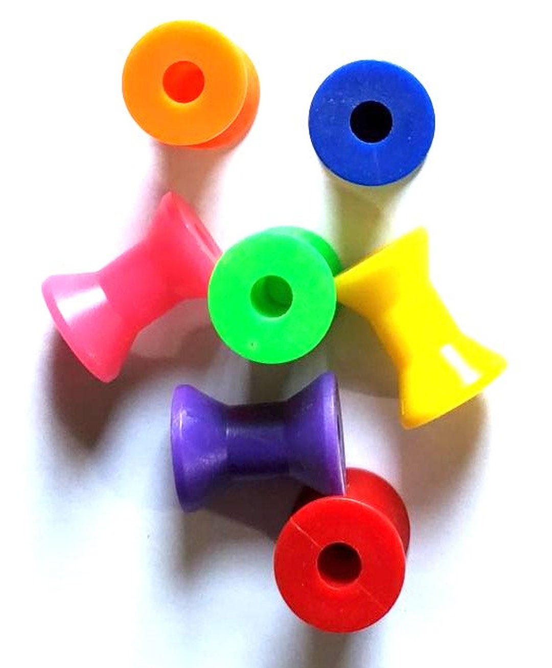 14 Small Marbella Hourglass Spools, Bird Toy, Crafting - Etsy