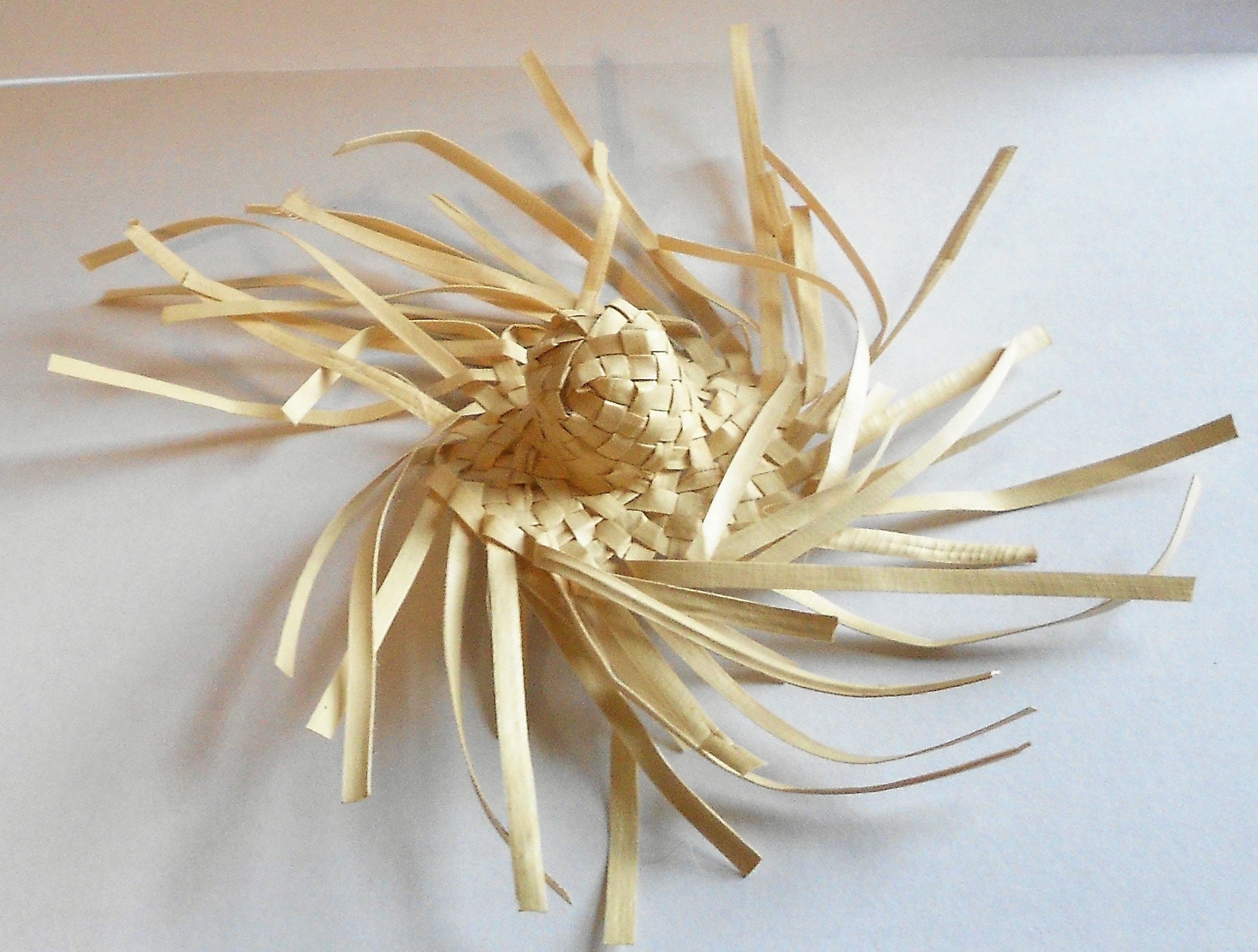 2 Inch Natural Palm Leaf Hat, Bird Toy, Chinchilla Toy, Rabbit Toy - Etsy