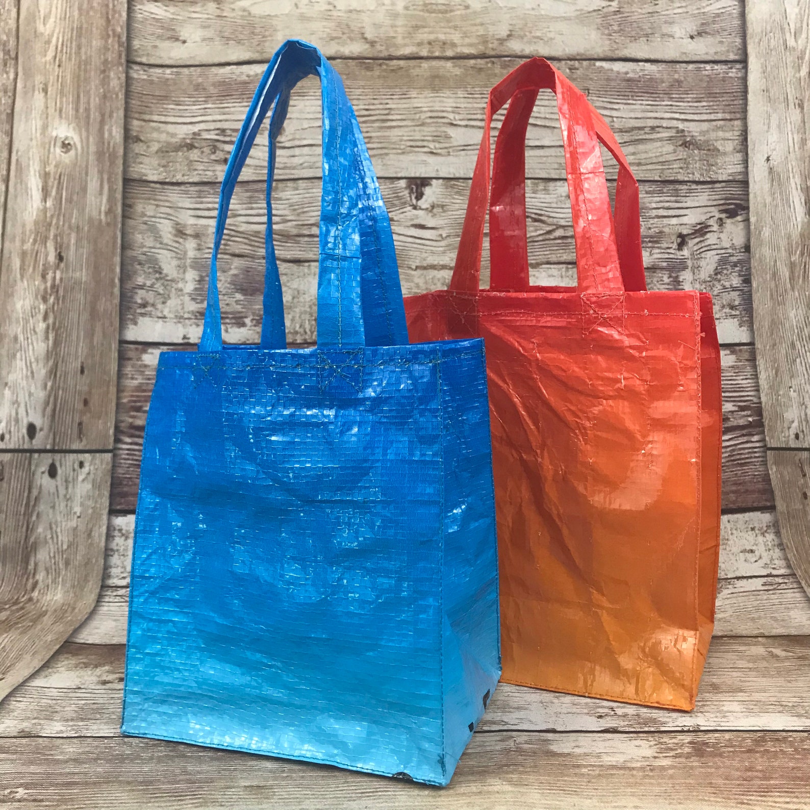 Upcycled Feed Sack Tote Bag: Reusable Grocery Shopping Bag - Etsy